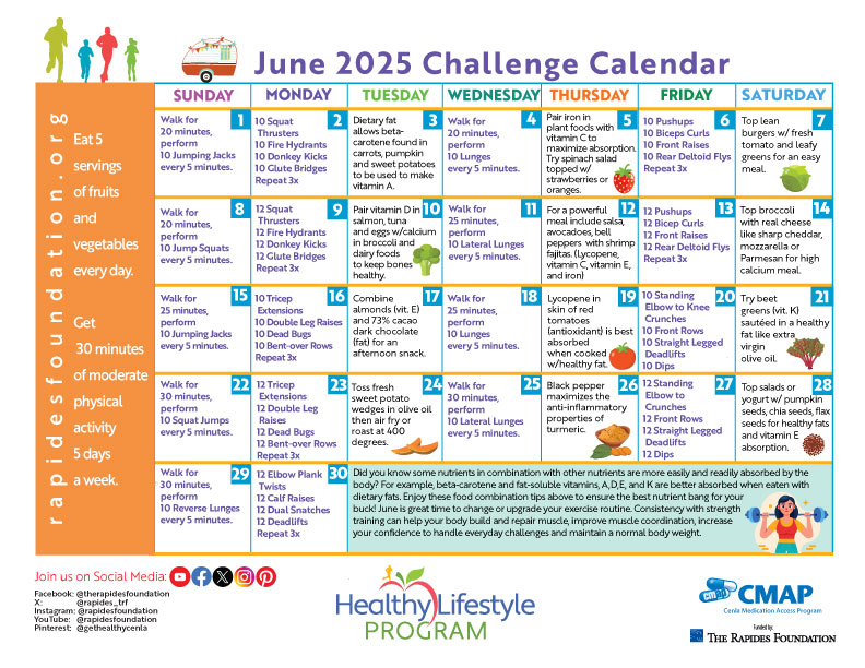 June Challenge Calendar is Here!